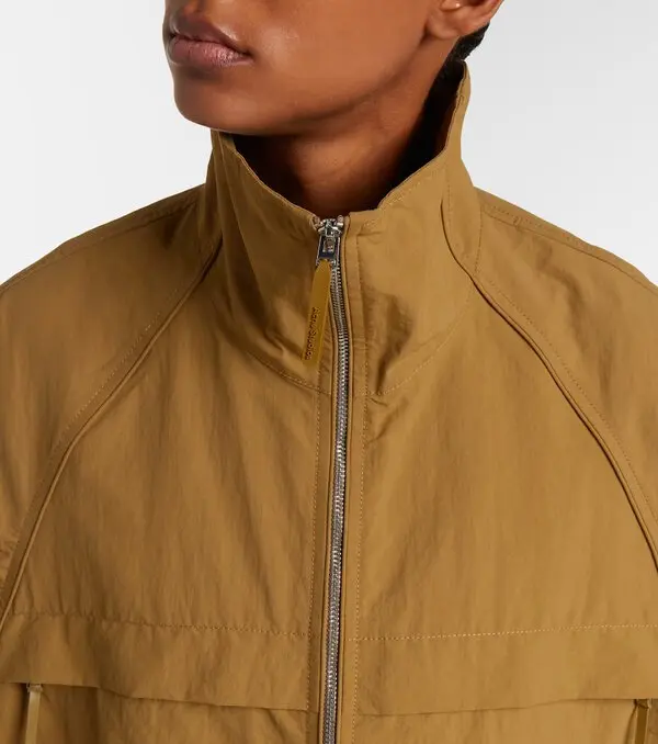 Acne Studios Zip-up Logo Jacket - Brown