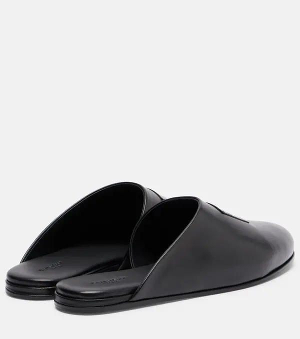 Givenchy Label Leather Mules