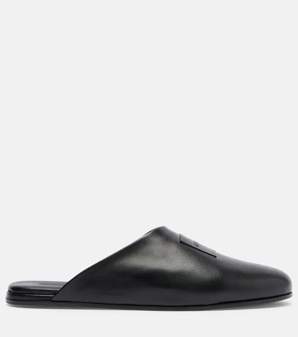 Givenchy Label Leather Mules