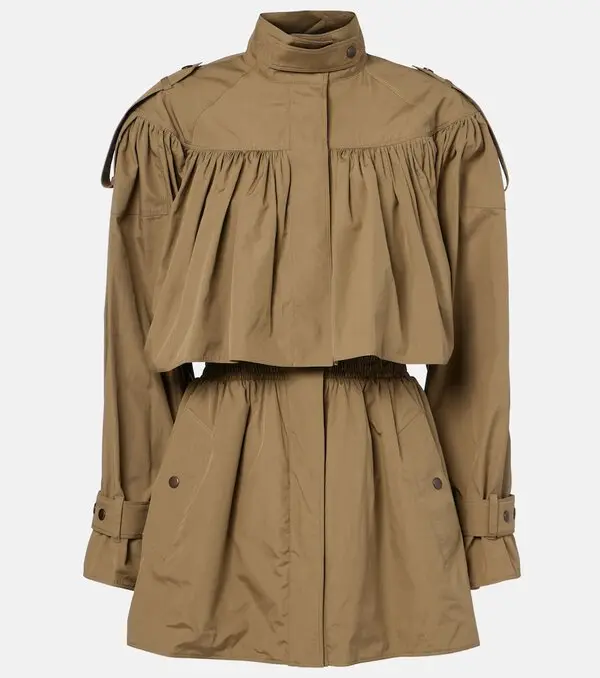 Chloé Cotton Poplin Trench Coat