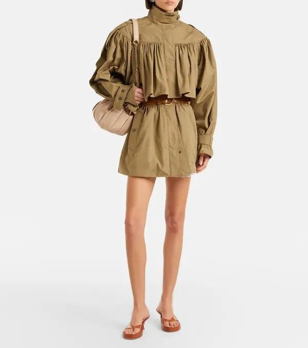 Chloé Cotton Poplin Trench Coat