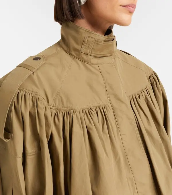 Chloé Cotton Poplin Trench Coat