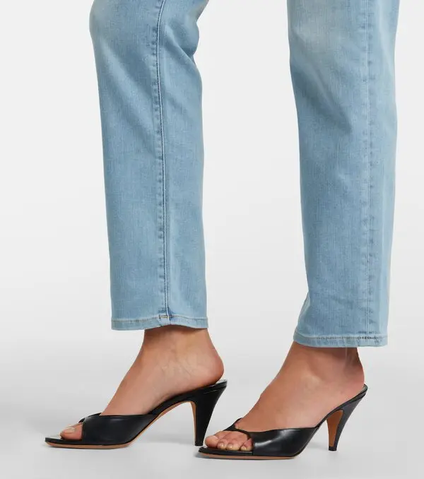 Ag Girlfriend Skinny Jeans In Light Wash