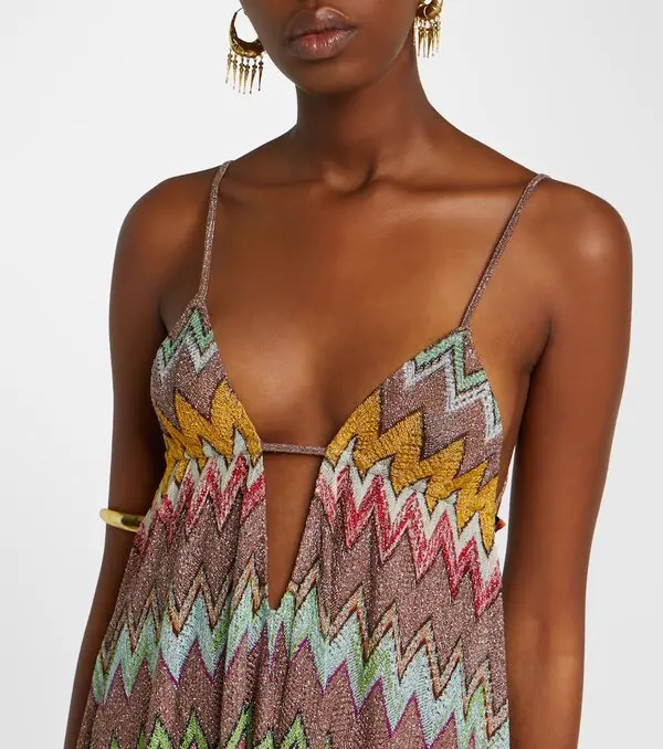 Missoni Zigzag Lame Maxi Beach Dress