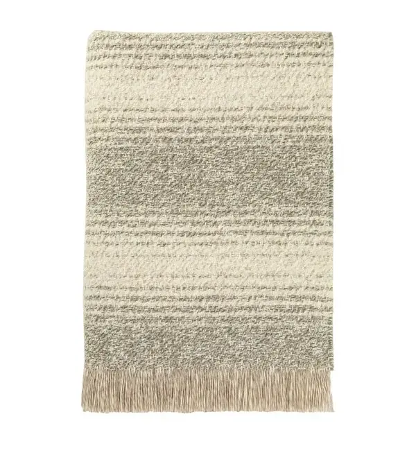 Johnstons Of Elgin Textural Ombré Throw - Green