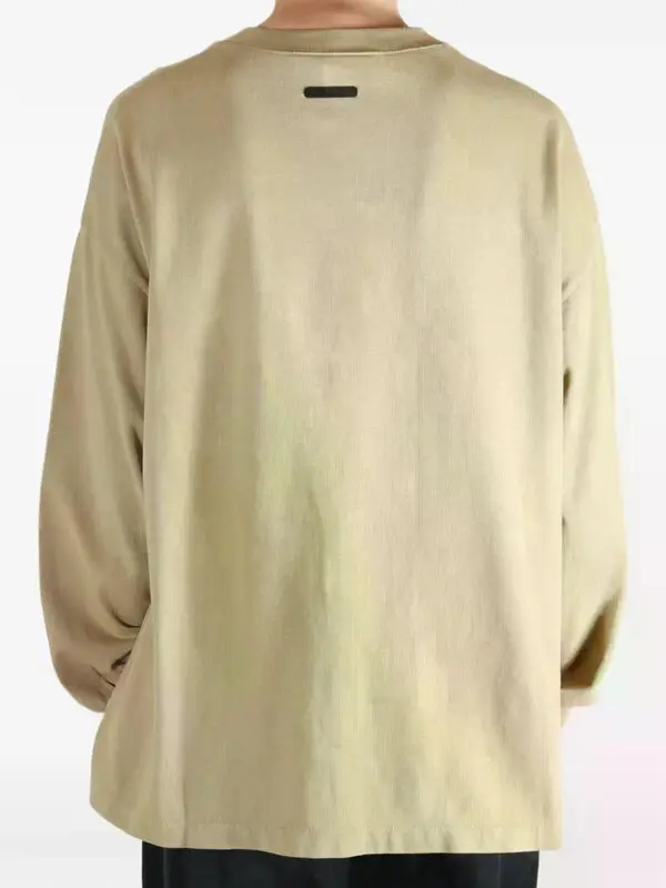 Fear Of God Logo Print Long Sleeve T-shirt