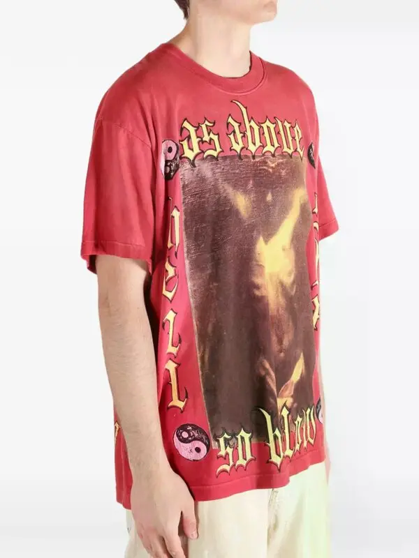 HELLSTAR As Above So Below Graphic-print T-shirt