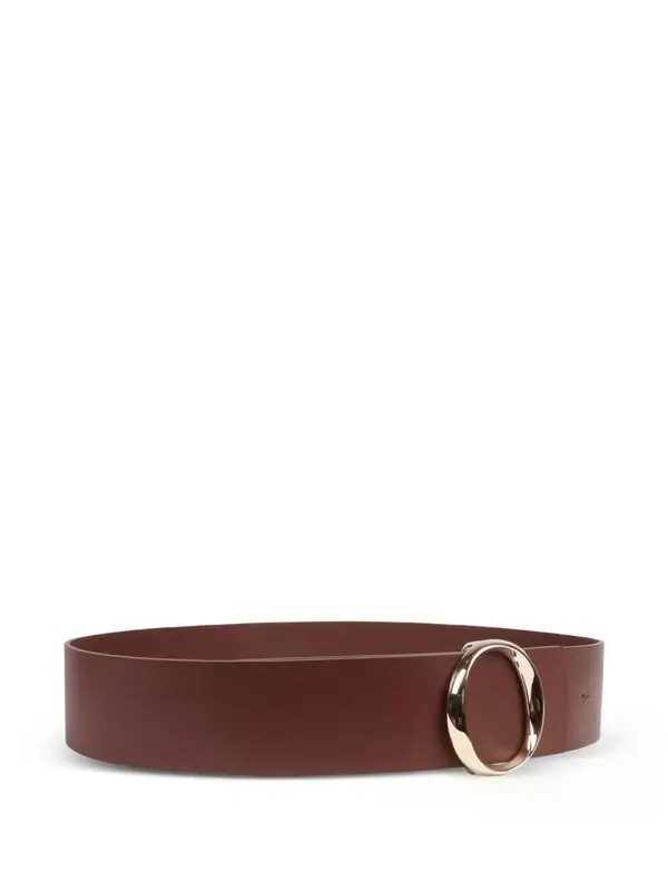 Orciani Liberty Oval-buckle Belt - Brown