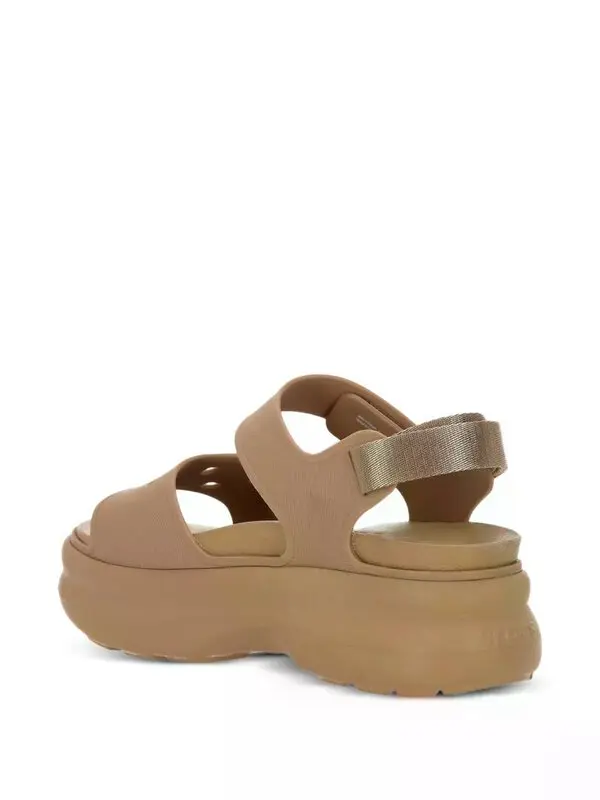 CROCS Soho Y-strap Platform Sandals - Neutrals