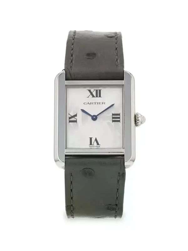 Cartier 31mm Tank Solo Watch - Silver