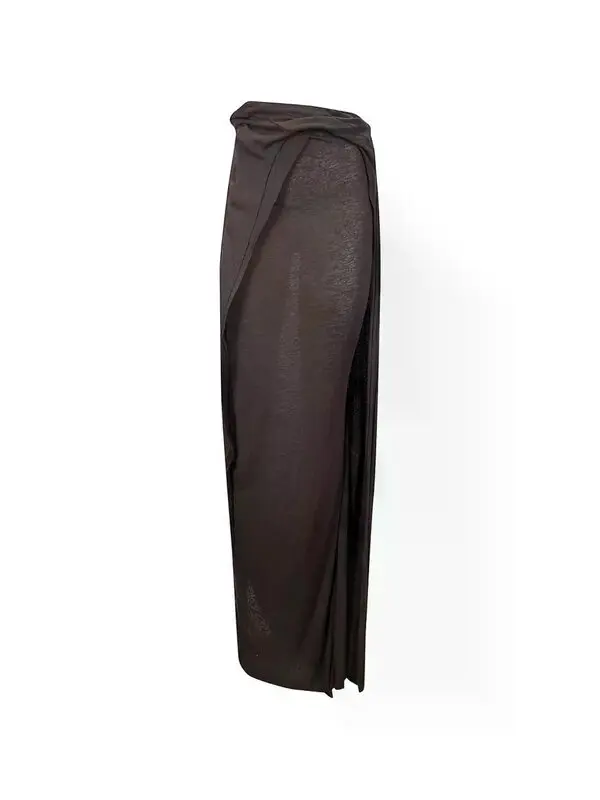 Ottolinger Slitted Wrap Skirt - Brown