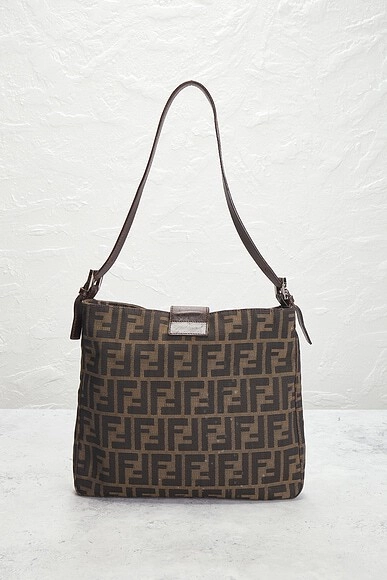 Fendi Zucca Monogram Shoulder Bag