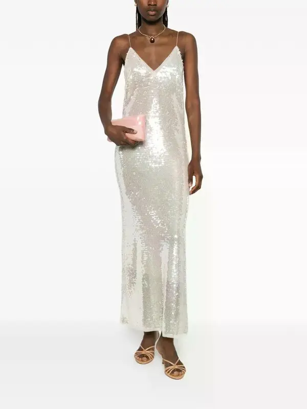 FORTE_FORTE Sequin Embellished Maxi Dress