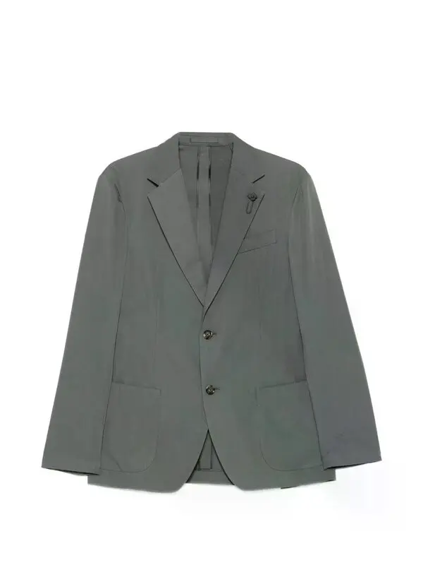 LARDINI Notch-lapel Single-breasted Blazer