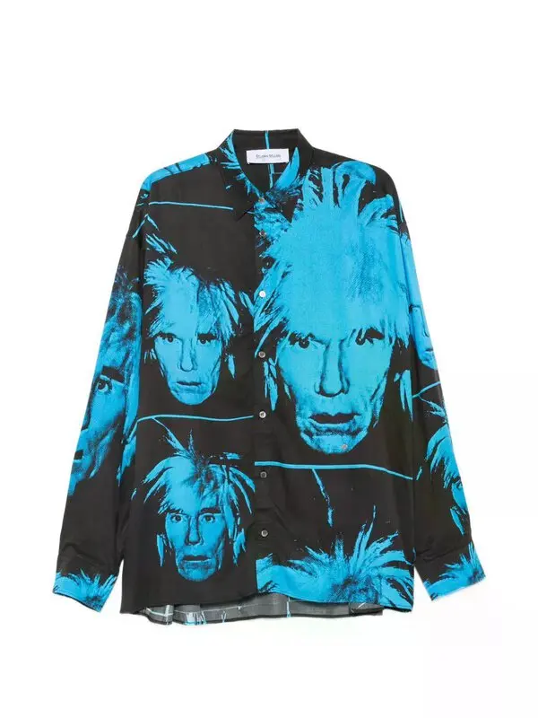 Études Studio X Andy Warhol Graphic Print Shirt - Blue