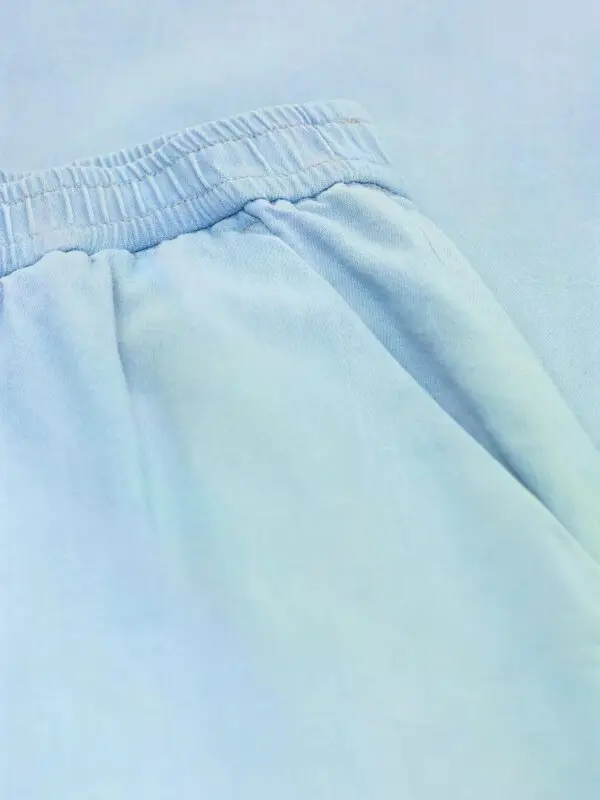 Closed Winona Elasticated Waistband Wide Leg Trousers - Blue