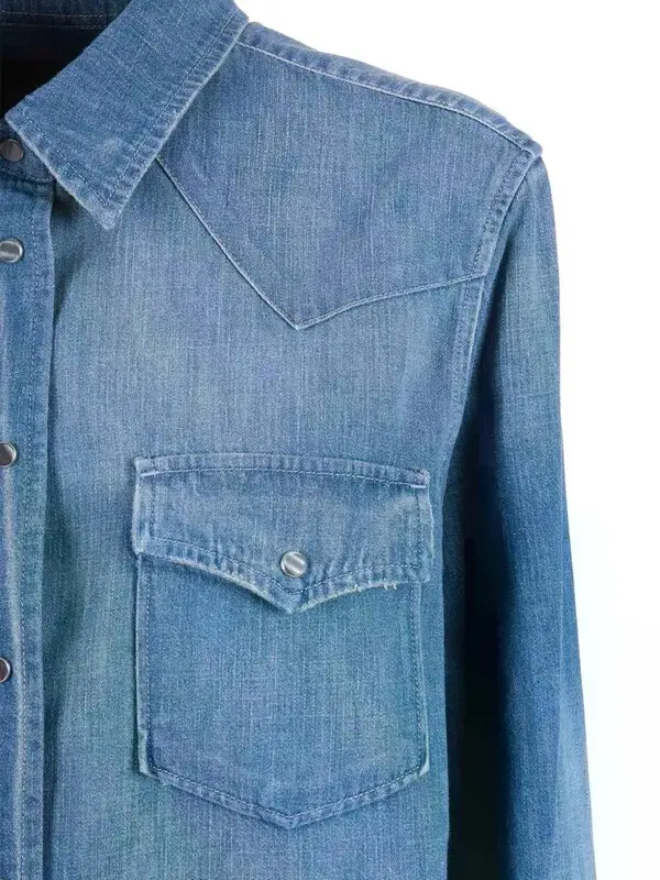 DONDUP Patch Pocket Western Shirt