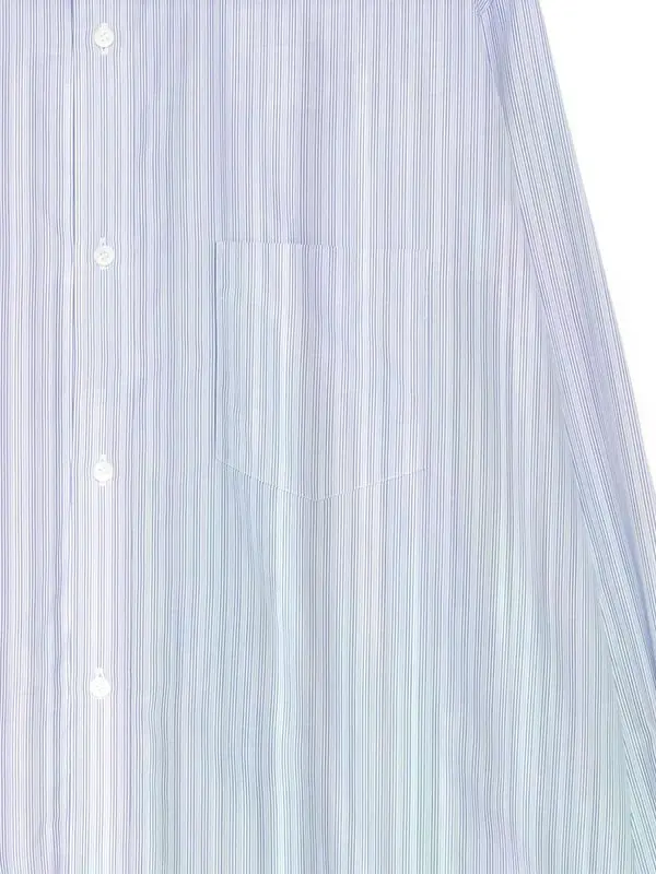 Comme Des Garçons Striped Layered Shirt