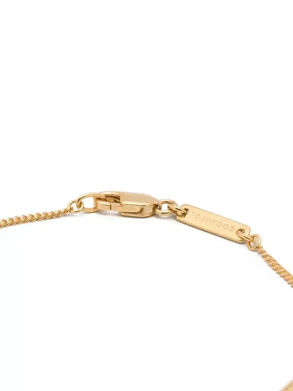 Tom Wood Tone Curb-chain Bracelet