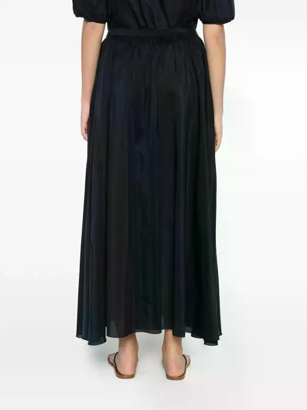 SUSANNE BOMMER Gathered Flared Maxi Skirt