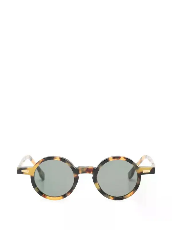 KYME Lupe Round-frame Sunglasses - Brown