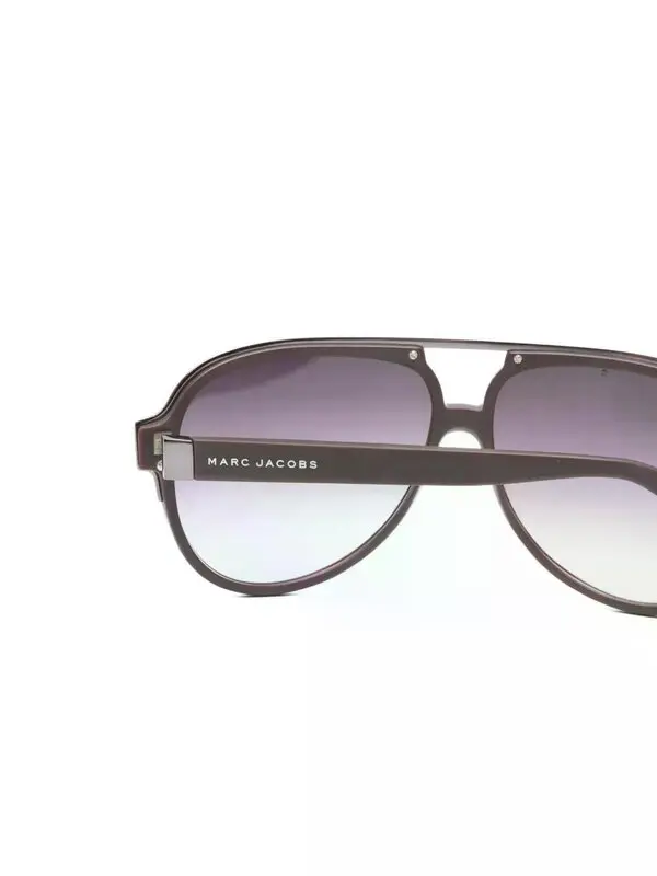 Marc Jacobs Double-bridge Pilot Sunglasses - Brown