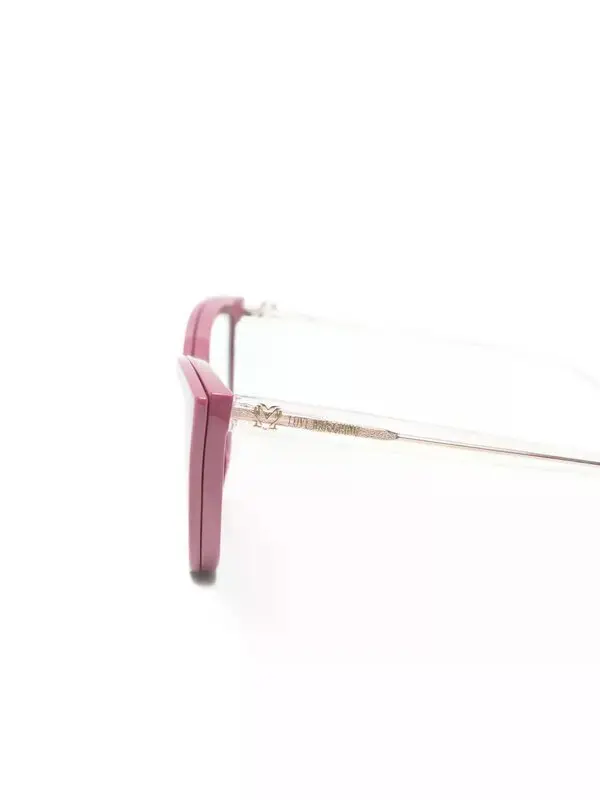 Moschino Cat Eye Clip-on Eyeglasses