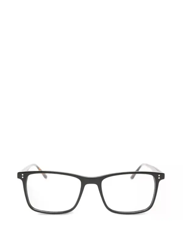 CHARLES STONE Tortoiseshell-effect Rectangle-frame Eyeglasses