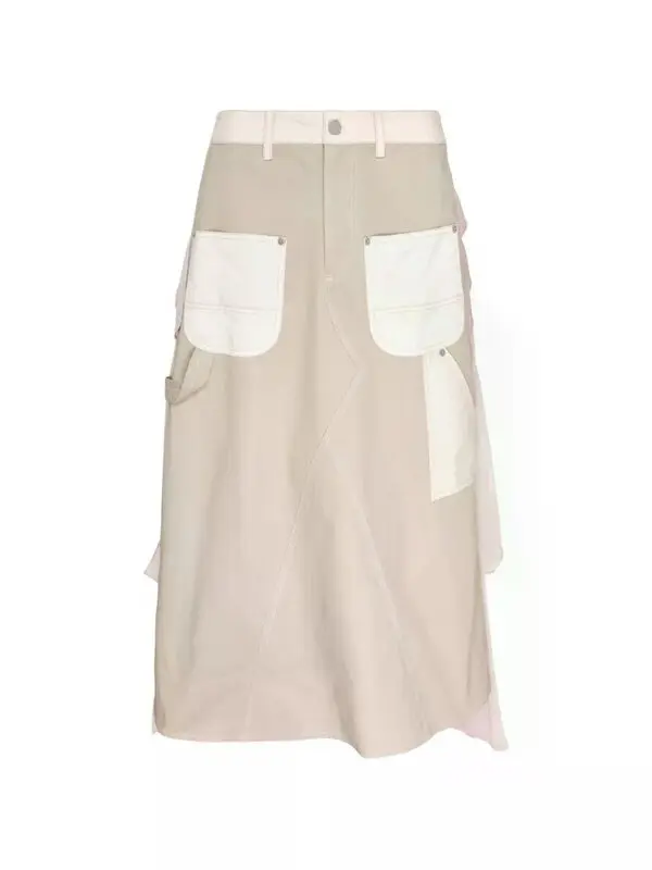 CAROLINE HU Patch Pocket Skirt