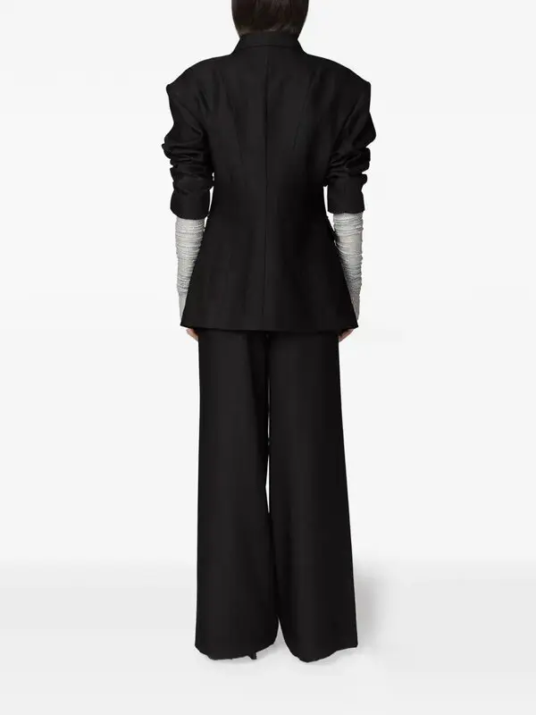 TWENTY FOURHAITCH Pleated Wide-leg Trousers
