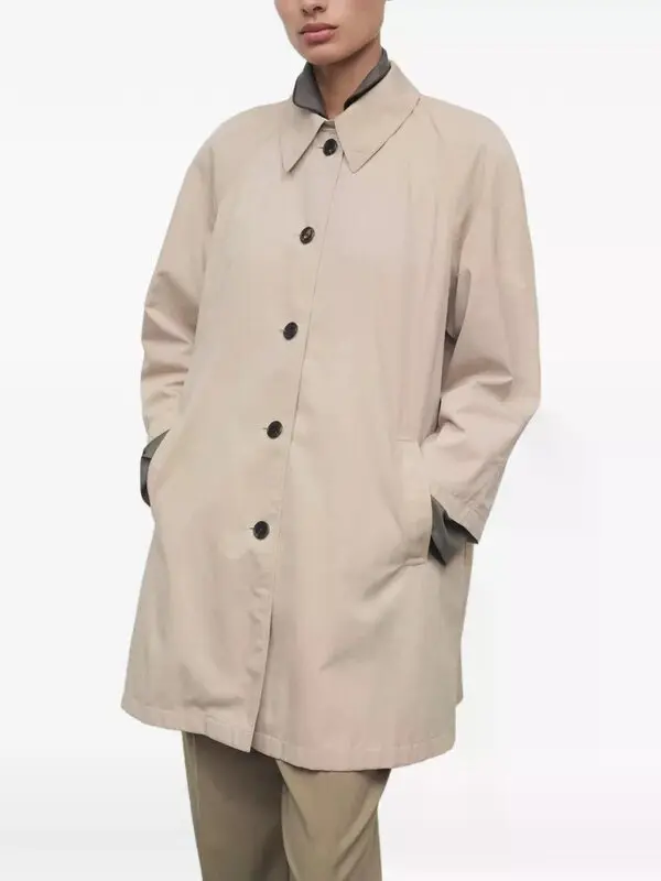 THE ROW Hawkins Raglan-sleeve Single-breasted Coat