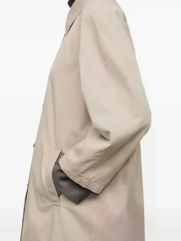 THE ROW Hawkins Raglan-sleeve Single-breasted Coat