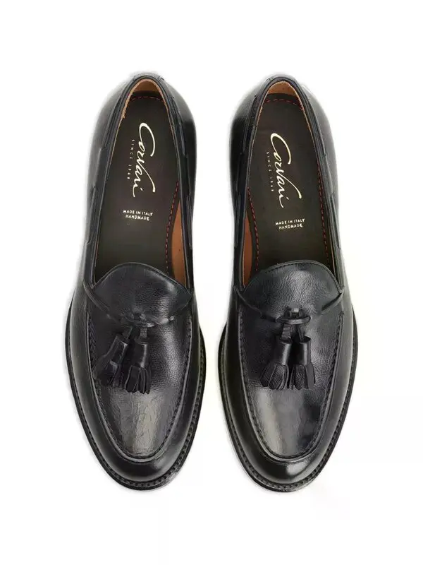 CORVARI Tassel Detail Leather Loafers