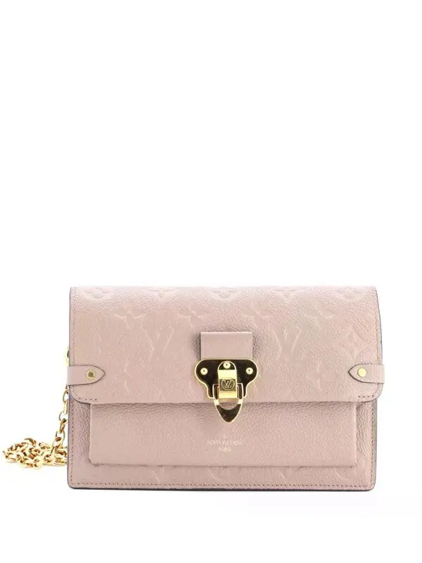 LOUIS VUITTON Vavin Chain Wallet Nm Monogram Empreinte Leather - Neutrals