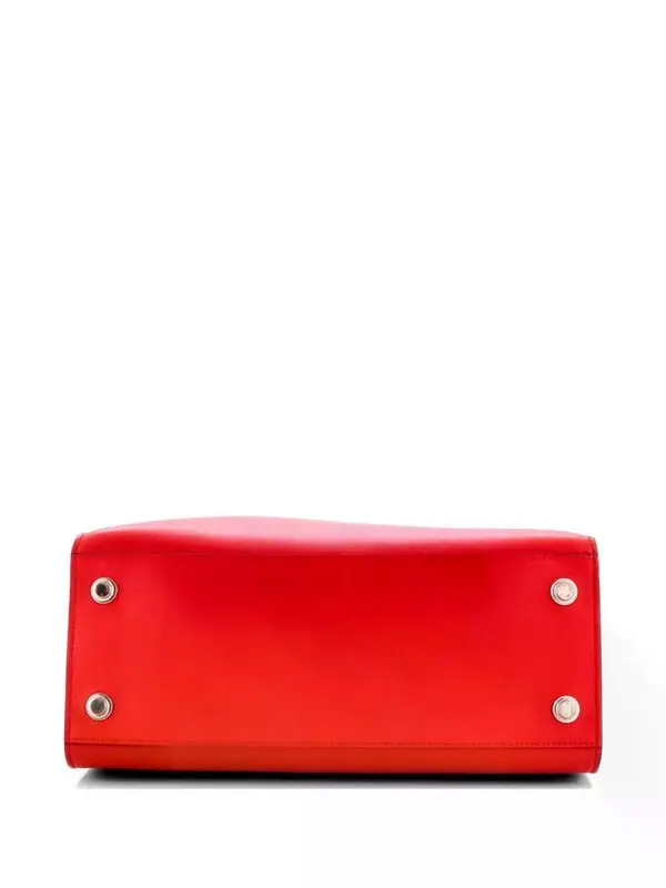 LOUIS VUITTON City Steamer Handbag Leather Mm Tote Bag - Red