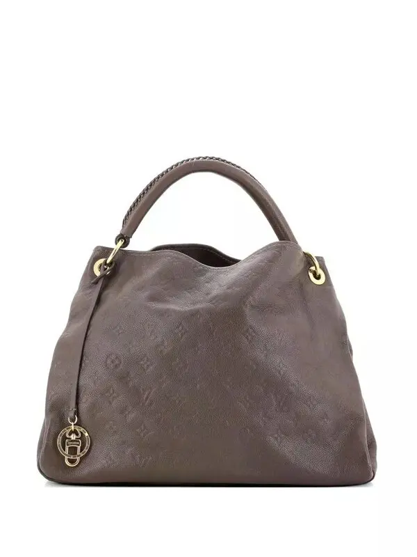 LOUIS VUITTON Artsy Monogram Empreinte Leather Mm Hobo Bag - Brown