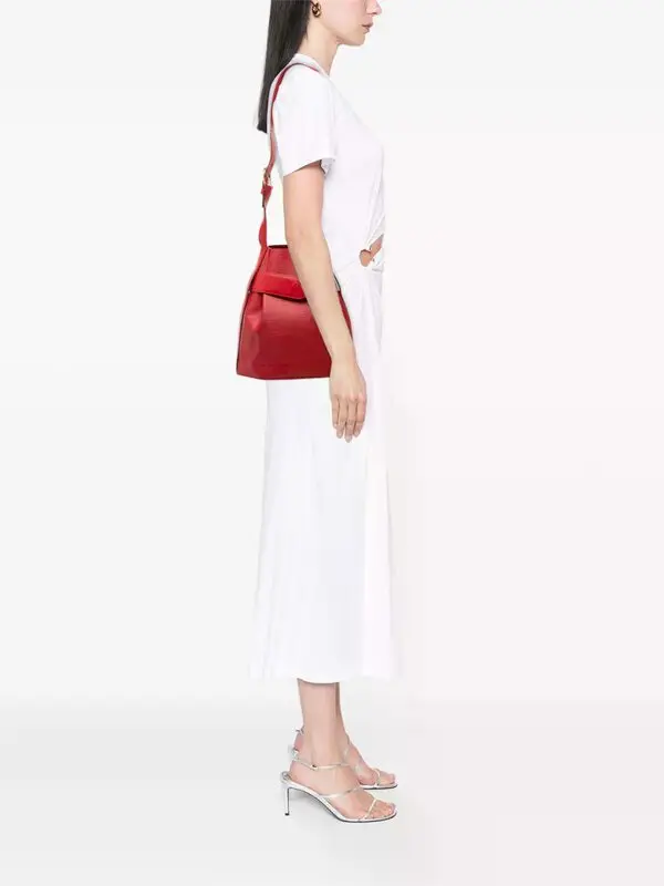 LOUIS VUITTON 1996 Epi Sac D Epaule Bucket Bag - Red
