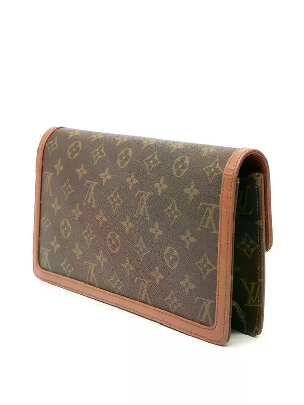 LOUIS VUITTON 1992 Monogram Pochette Dame Gm Clutch Bag