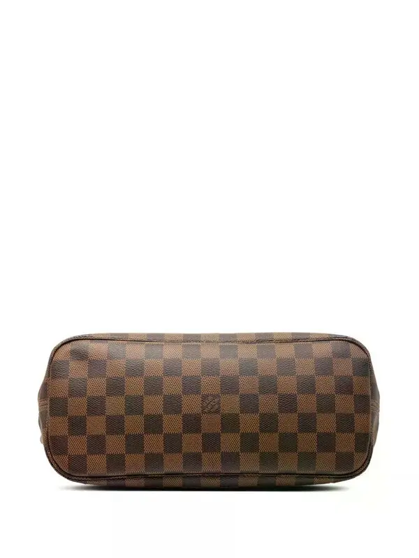 LOUIS VUITTON Damier Ebene Neverfull Pm Tote Bag - Brown