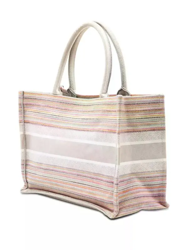 Dior Medium Embroidered Canvas Book Tote Bag