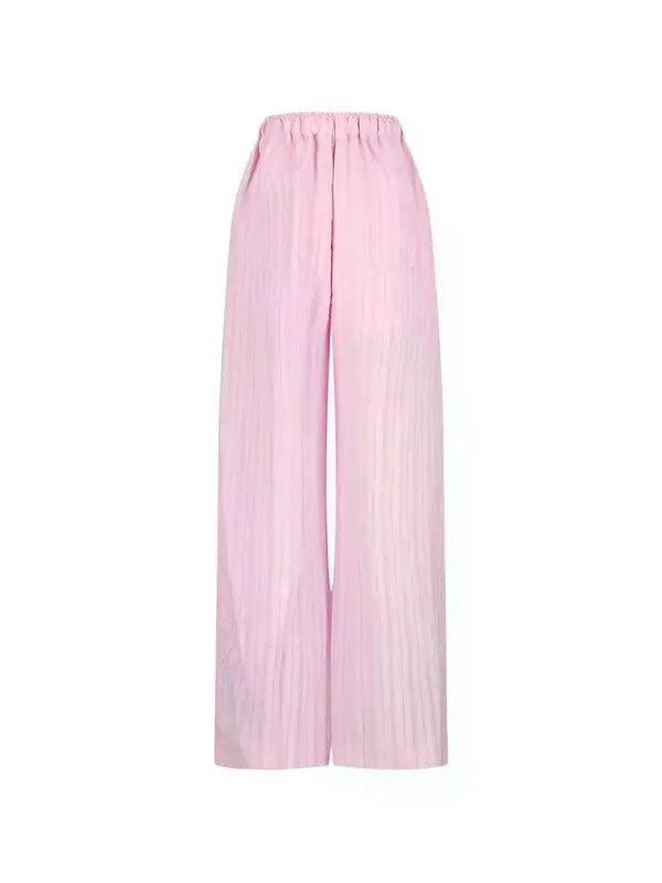 THELATEST Dora Pinstriped Trousers - Pink