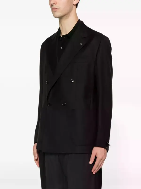 Tagliatore Double-breasted Peaked Lapel Jacket