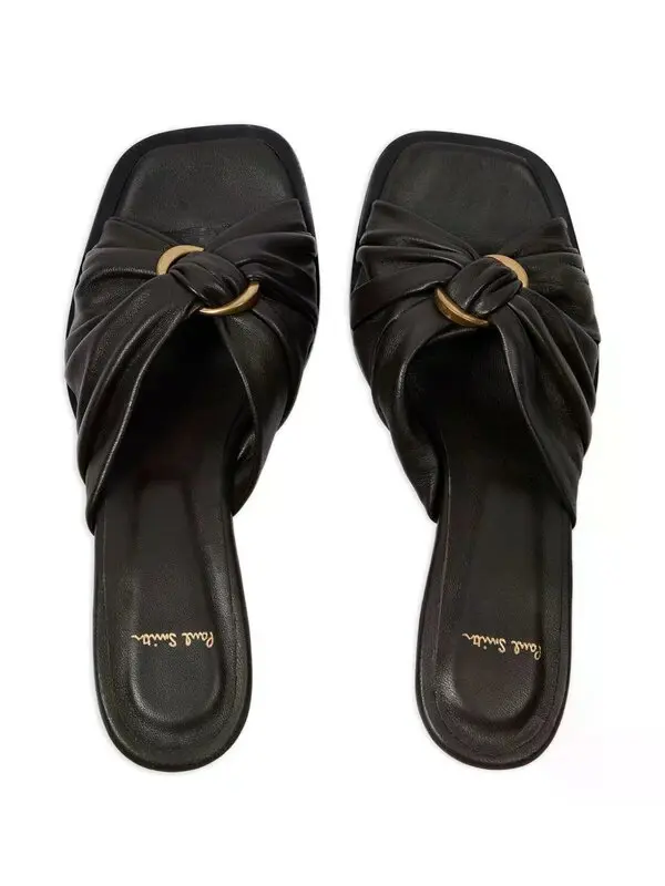 Paul Smith Monivae Knotted Leather Sandals - Black