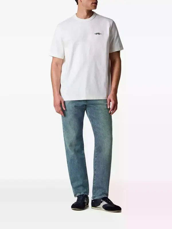 Paul Smith Tapered-fit Faded Jeans