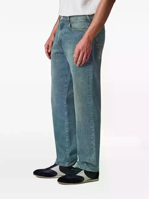 Paul Smith Tapered-fit Faded Jeans