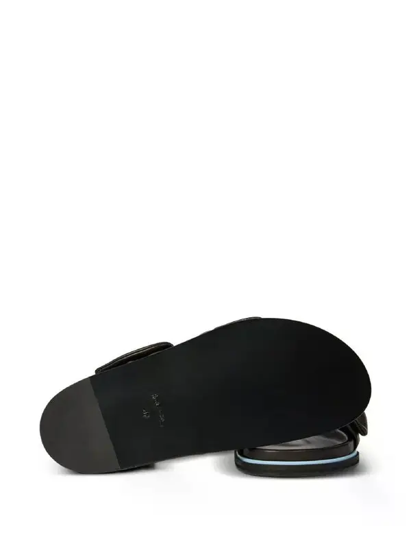 Paul Smith Camolin Gathered Sandals - Brown