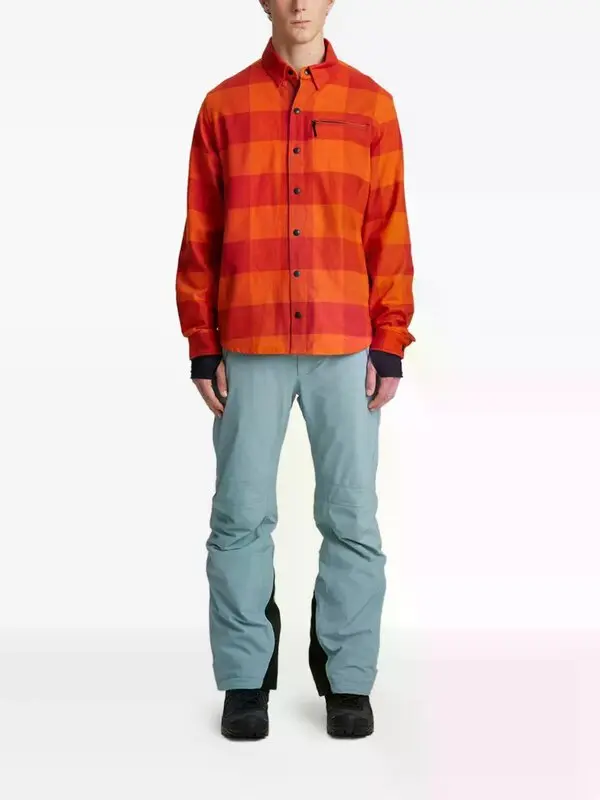 Aztech Mountain Check Zip Ski Shirt