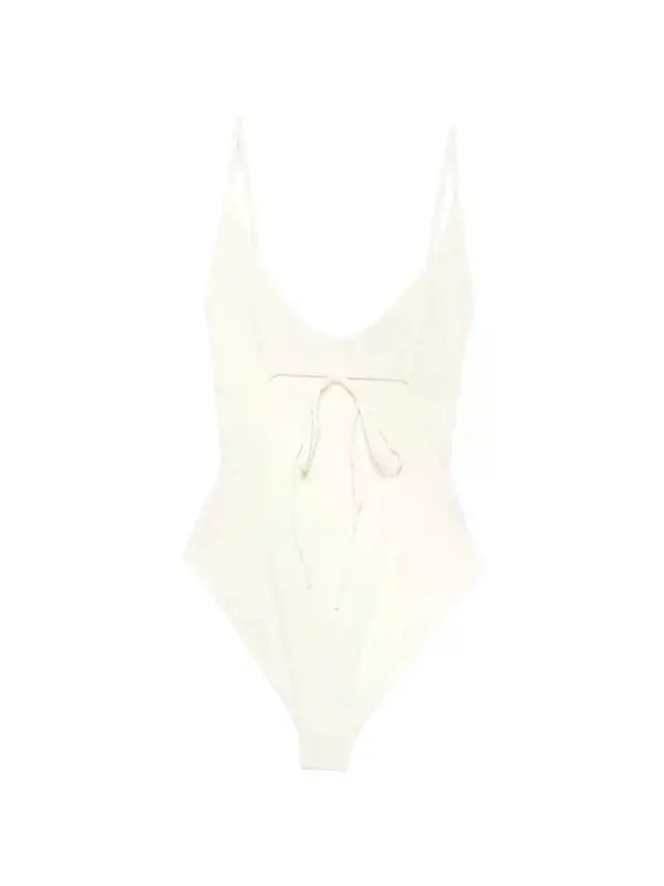 TOTEME Scoop-neck Tie-back Swimsuit