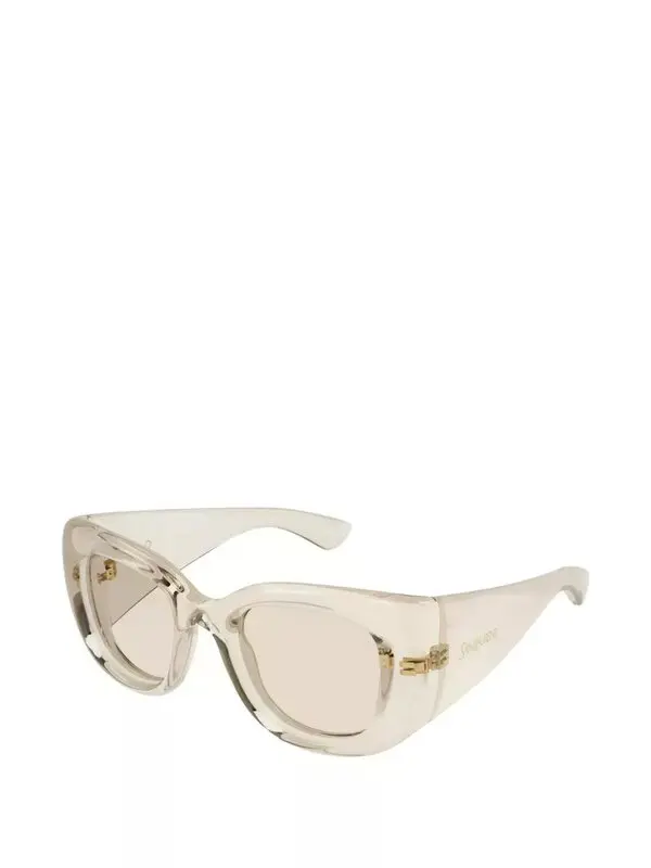 Saint Laurent Howl Square-frame Sunglasses - Neutrals