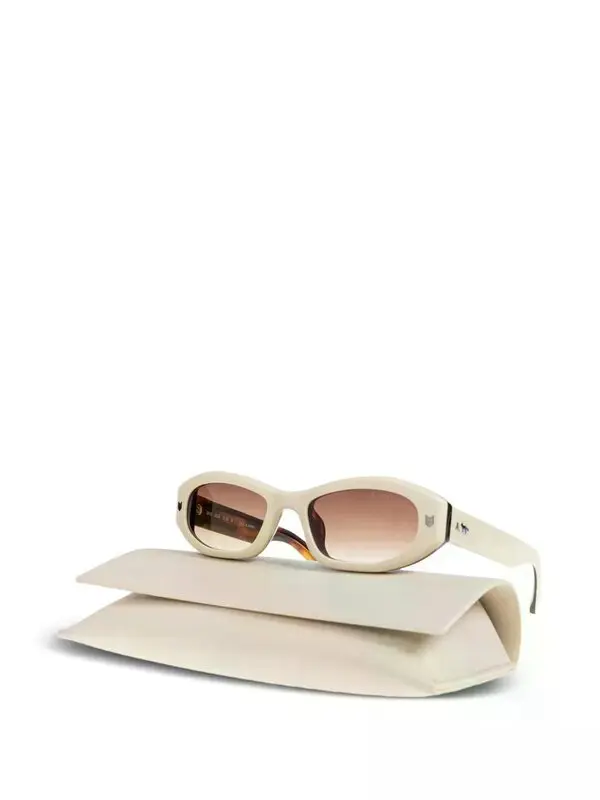 Maison Kitsuné Oval-frame Sunglasses